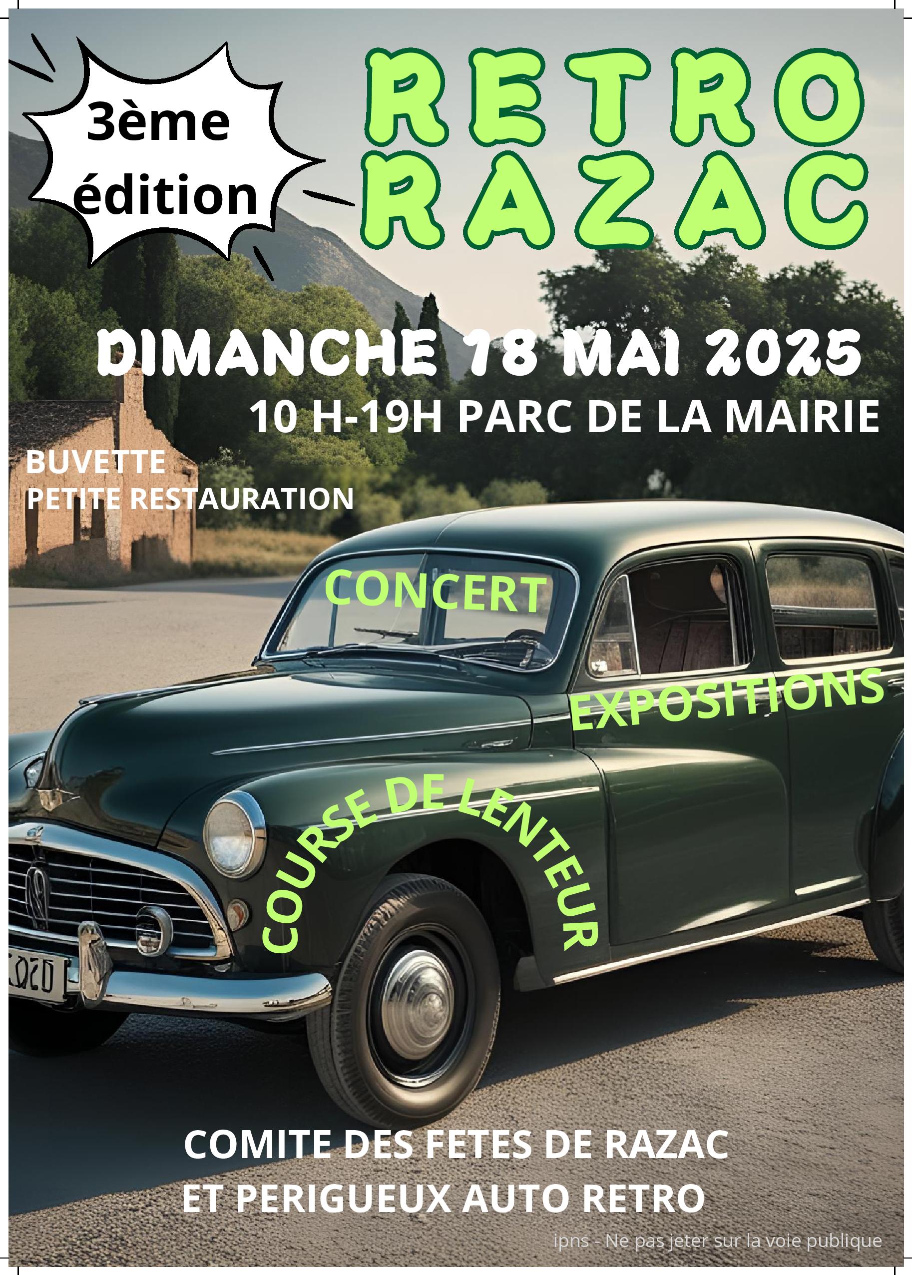 RETRO RAZAC DIMANCHE 18 MAI 2025